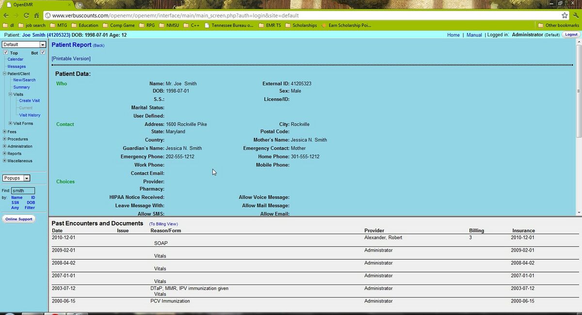 Reporting - OpenEMR Project Wiki