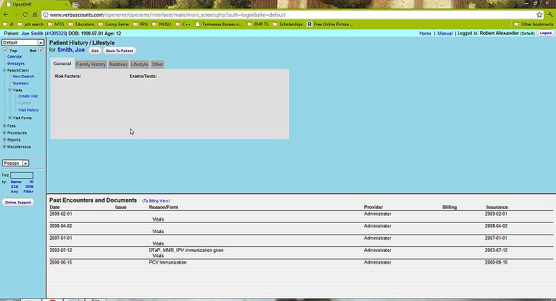 New Encounters & Coding - OpenEMR Project Wiki